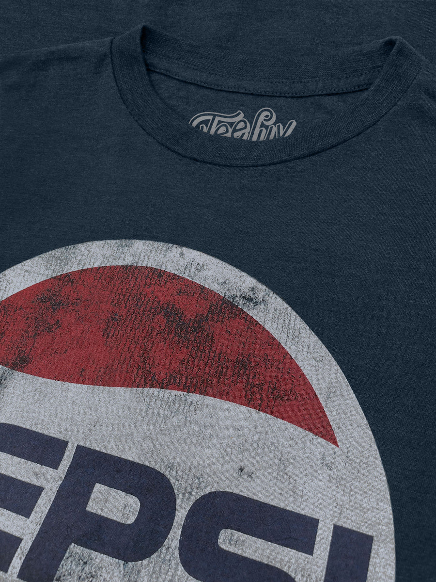 Pepsi Classic Logo T-Shirt - Navy – Tee Luv
