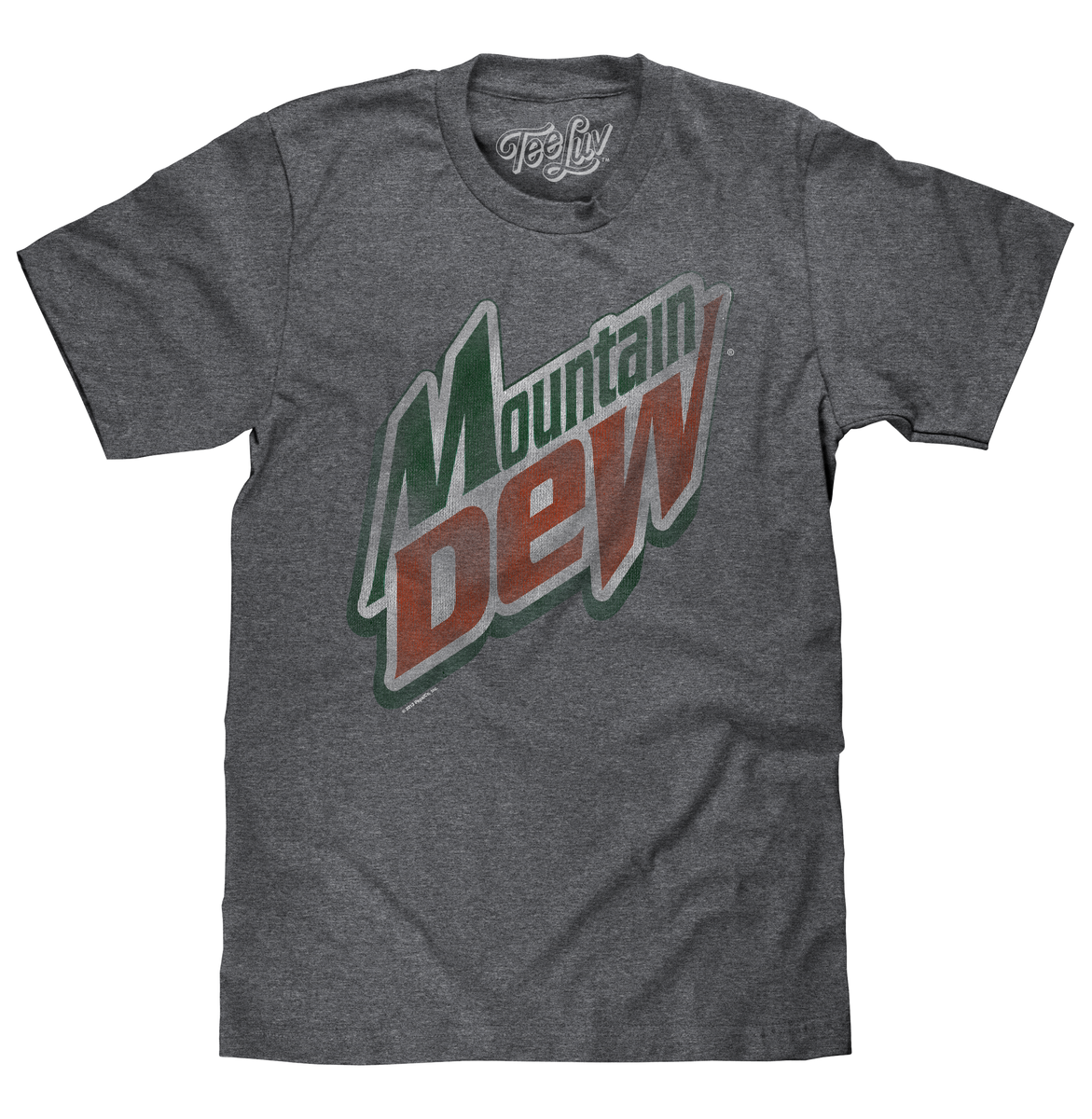 Mountain Dew Logo T-Shirt - Gray – Tee Luv