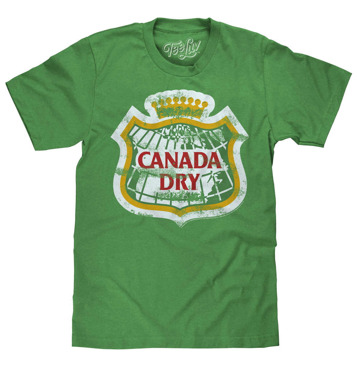 Canada Dry Distressed Logo T-Shirt - Green – Tee Luv