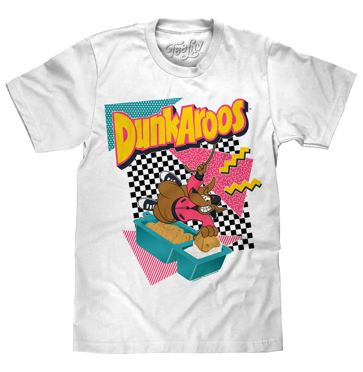 Dunkaroos Kangaroo T-Shirt - White – Tee Luv