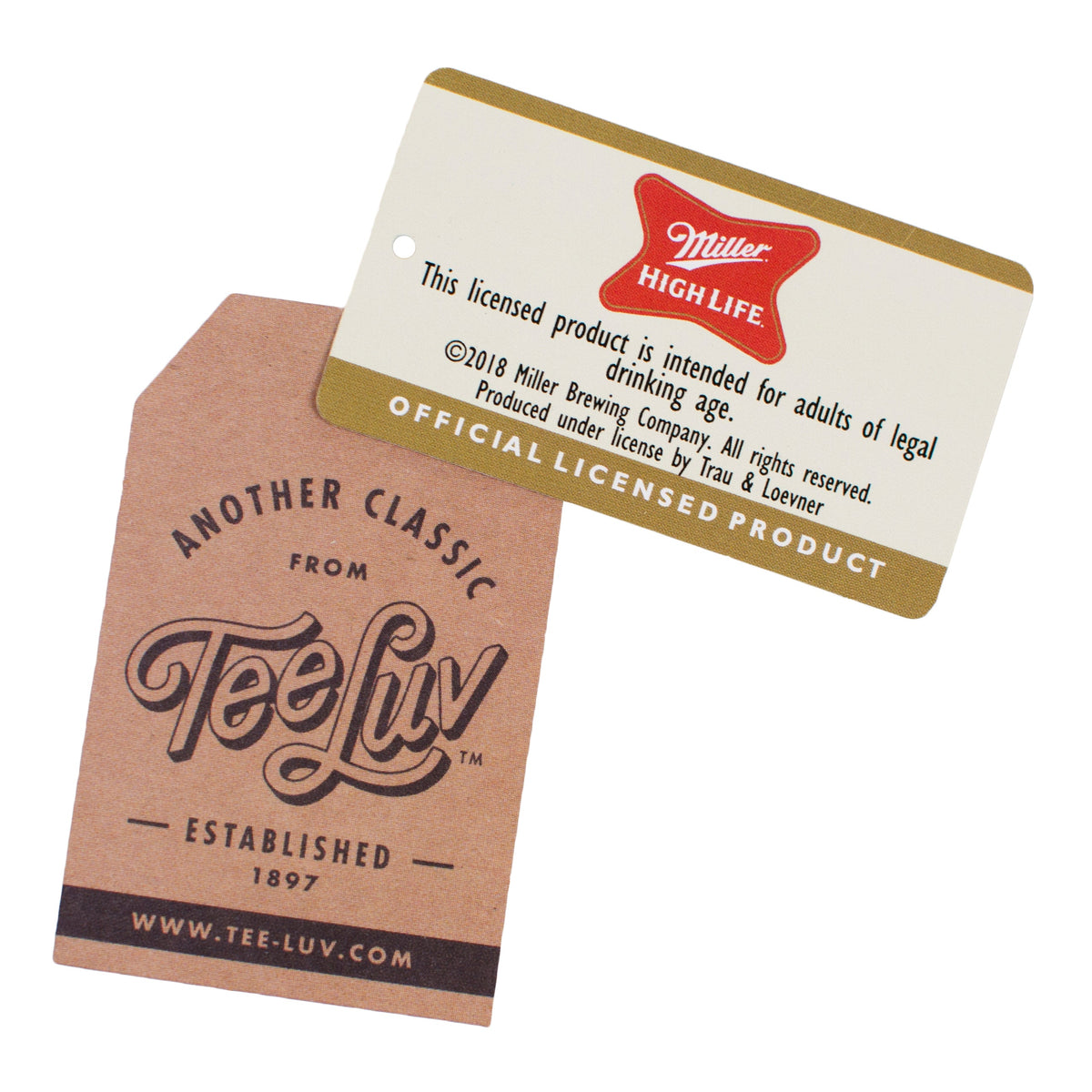 Miller High Life Beer Logo Hooded Sweatshirt - Oxford Gray – Tee Luv